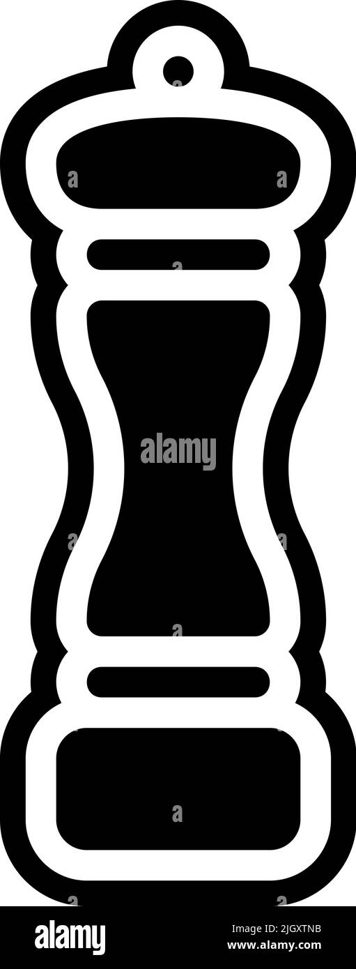 Salt shaker black icon Black and White Stock Photos & Images - Alamy