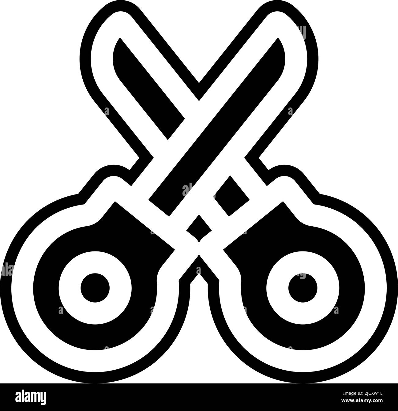 Kindergarten scissors Stock Vector Images - Alamy