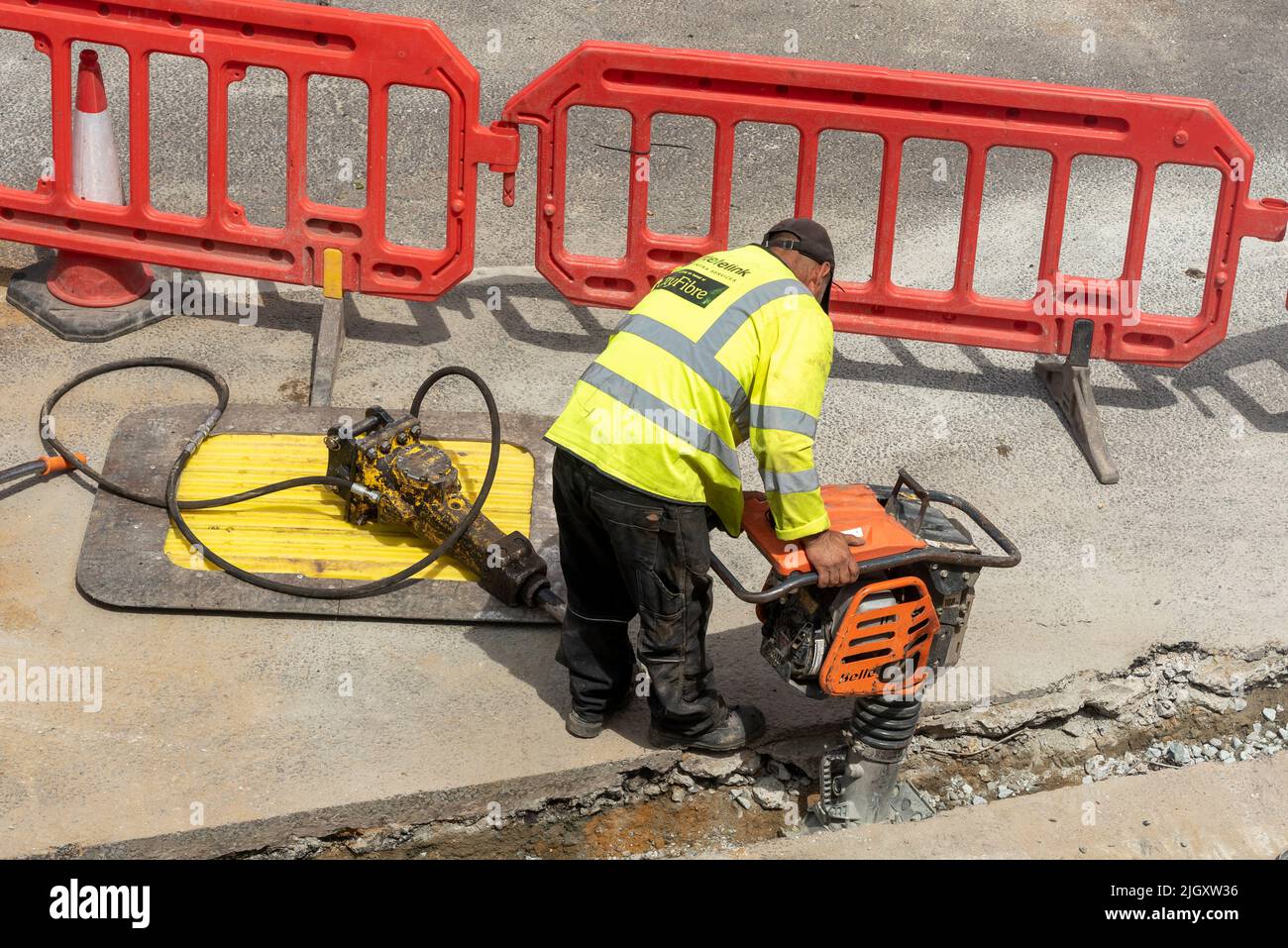 Belle trench rammer hi-res stock photography and images - Alamy