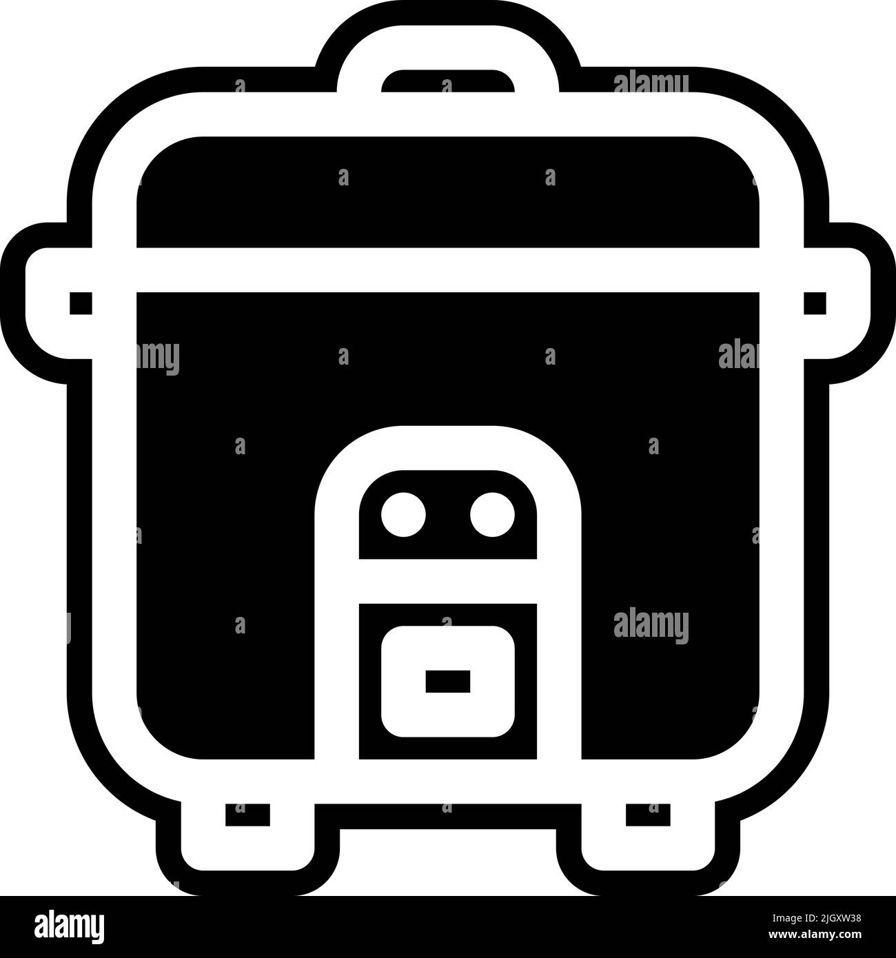Kitchen rice cooker icon Stock Vector Image & Art - Alamy