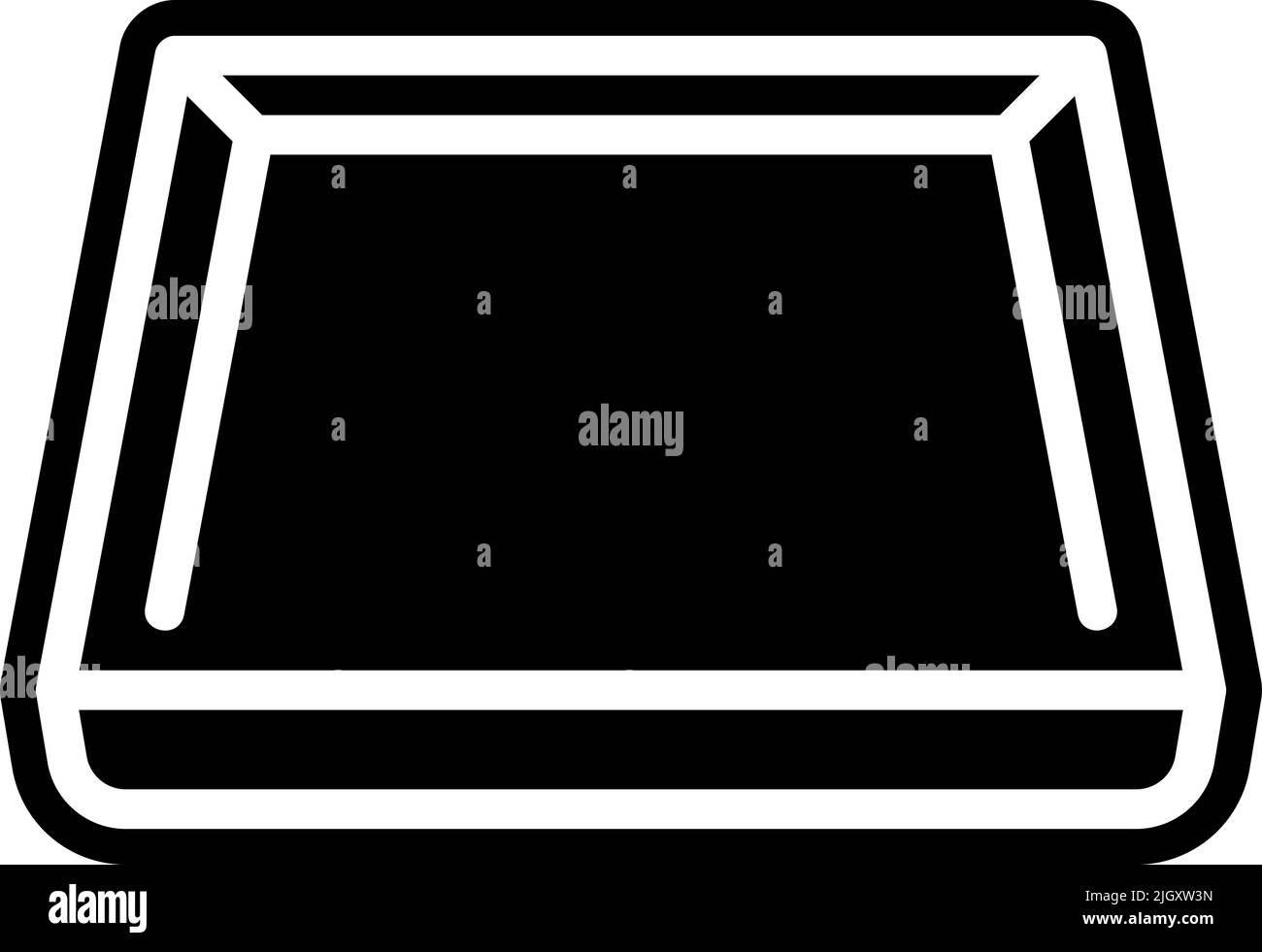 Kitchen utensil baking tray icon Stock Vector Image & Art - Alamy