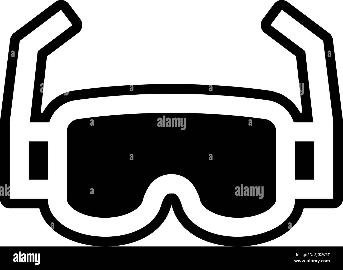Science research lab safety glasses Stock Vector Images - Alamy