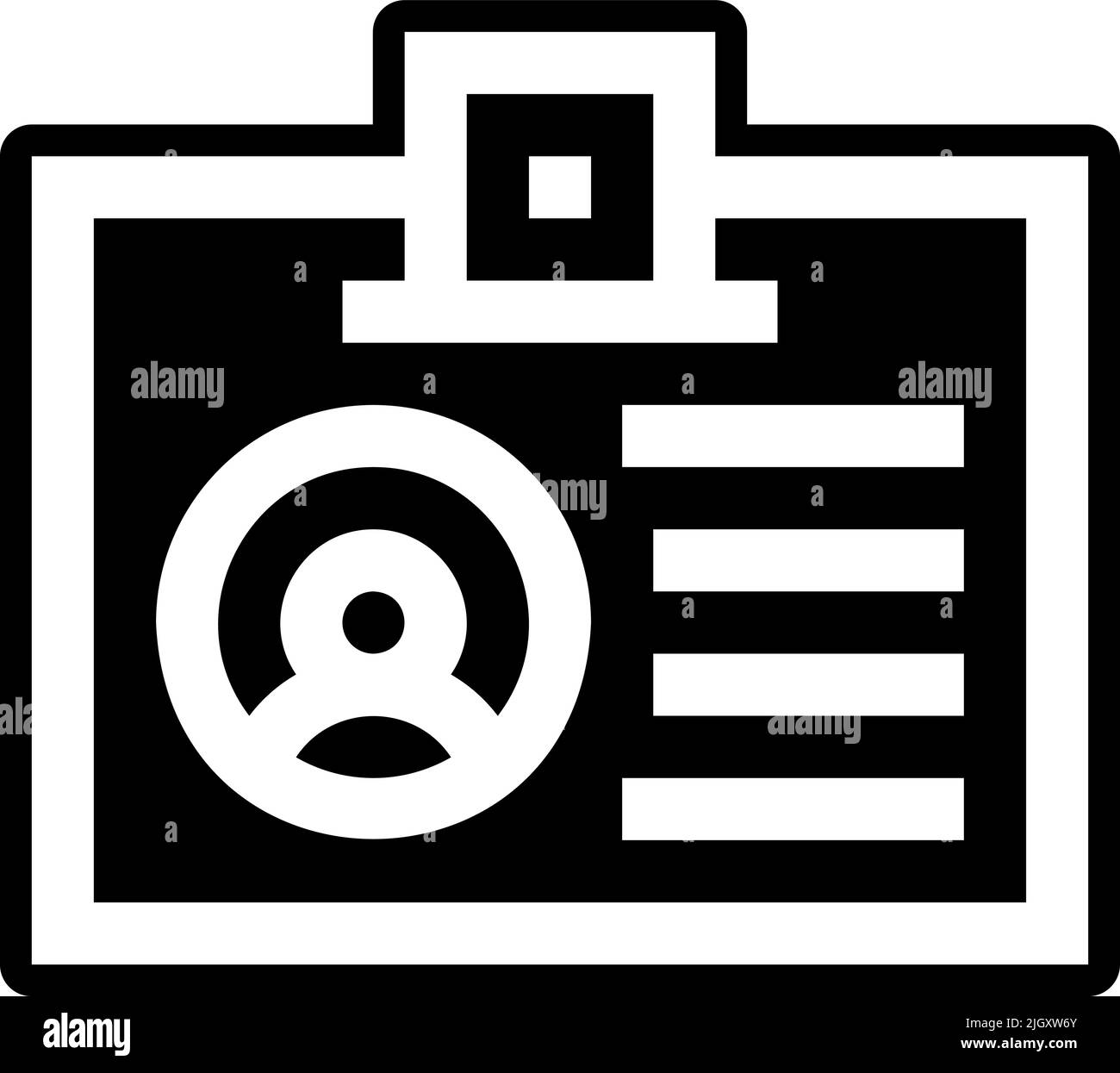 Laboratory id card icon Stock Vector Image & Art - Alamy