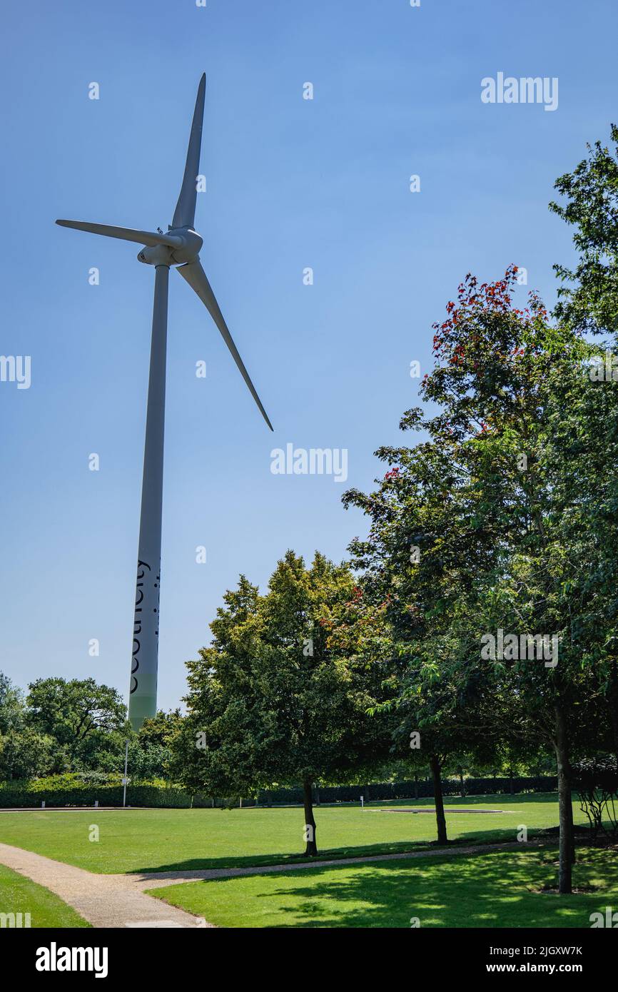 Renewable electricity wind turbine windmill Stock Photo - Alamy