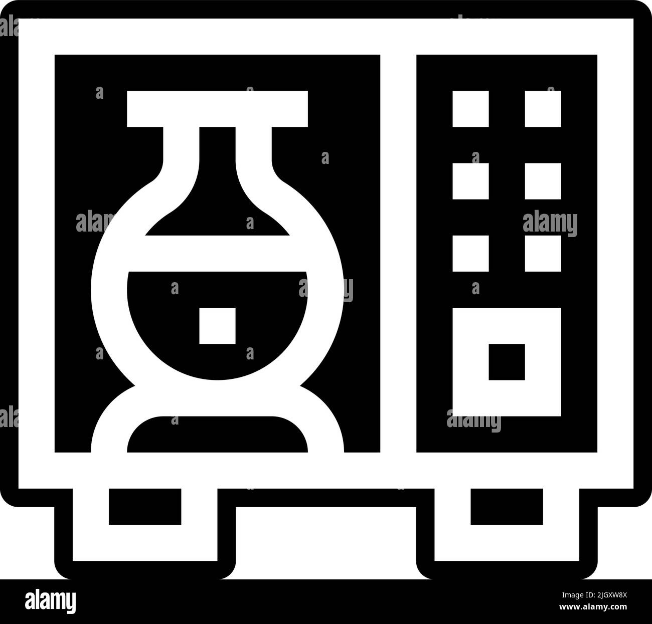 Laboratory microwave icon Stock Vector Image & Art - Alamy