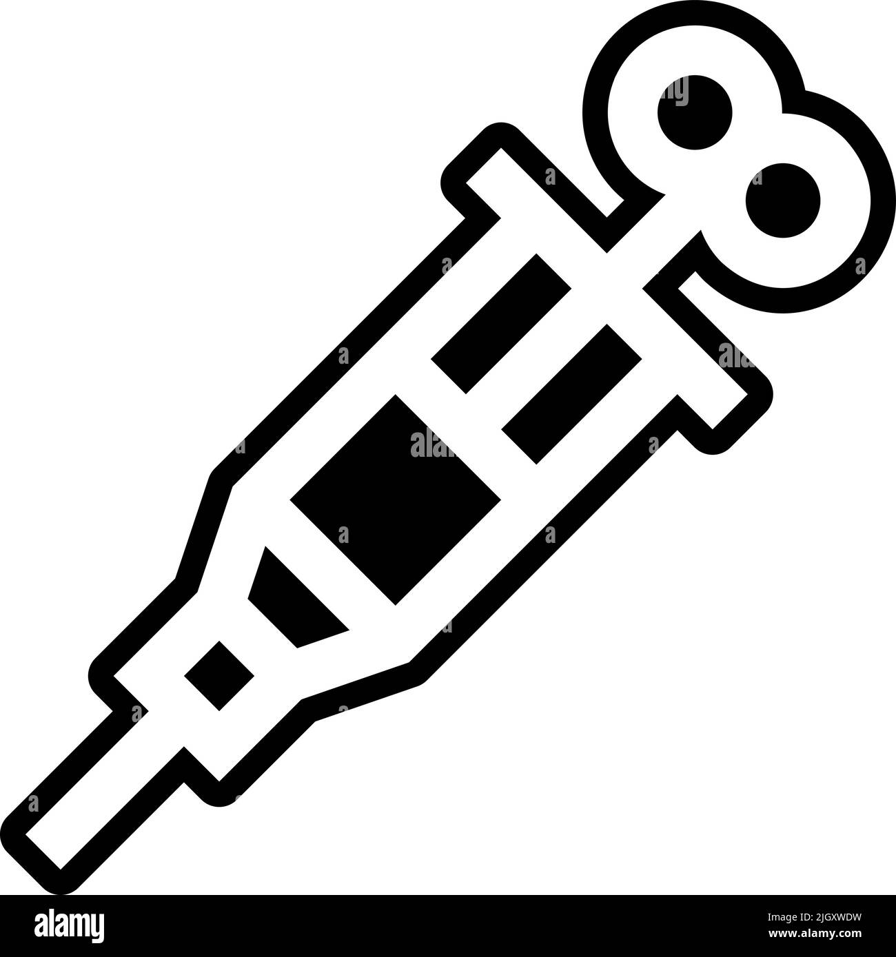 Laboratory syringe icon Stock Vector Image & Art - Alamy