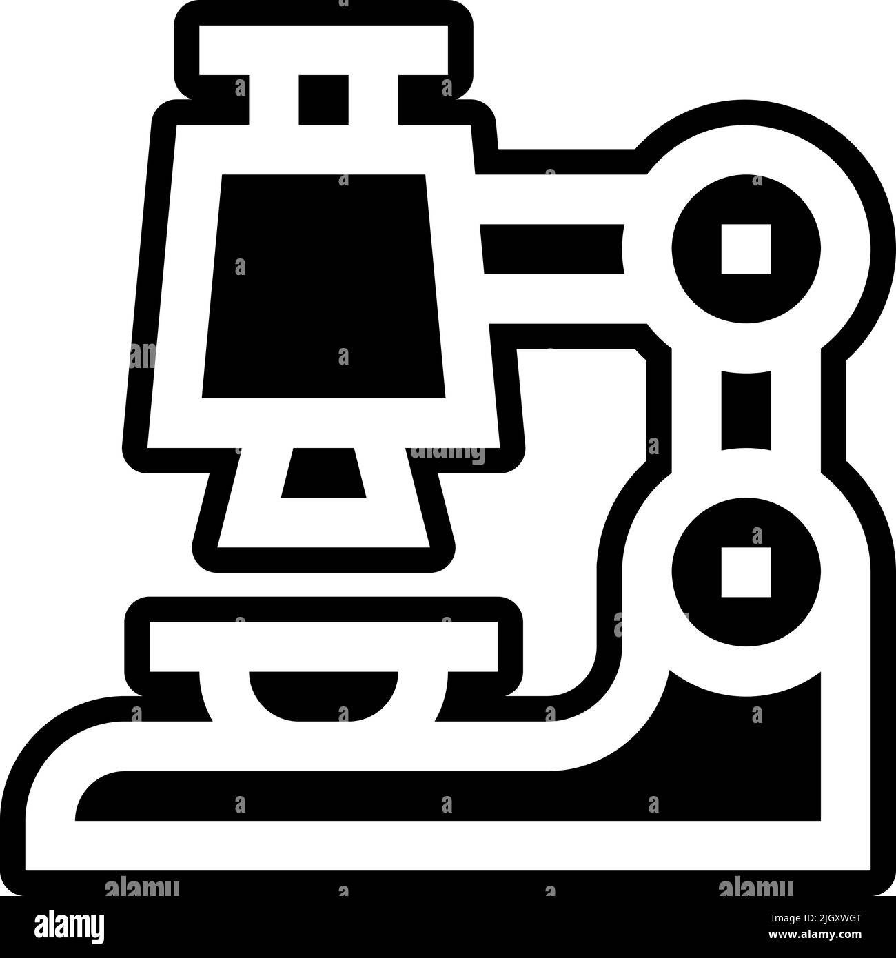 Laboratory microscope icon Stock Vector Image & Art - Alamy