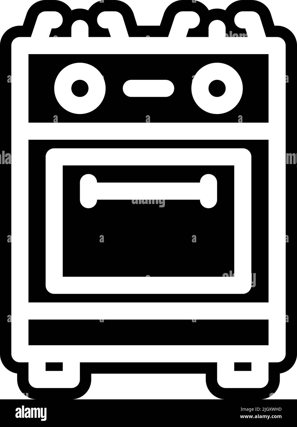 Kitchen cooking stove icon Stock Vector Image & Art - Alamy