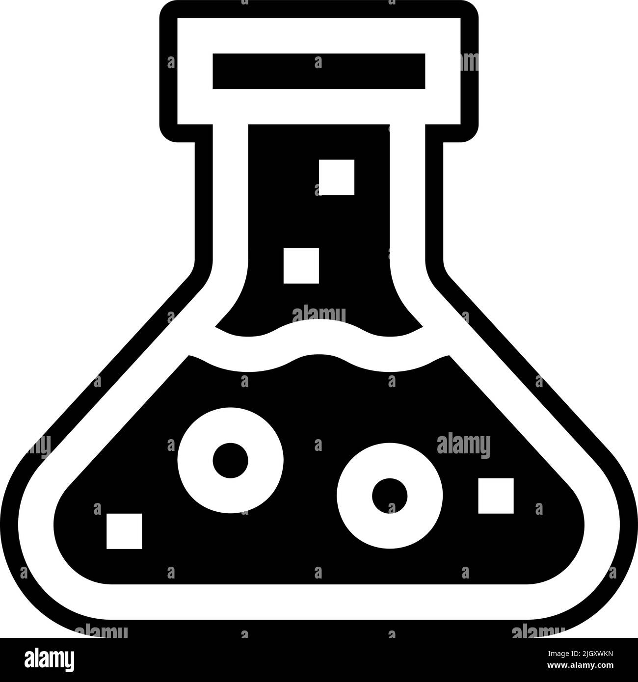 Laboratory flask icon Stock Vector Image & Art - Alamy