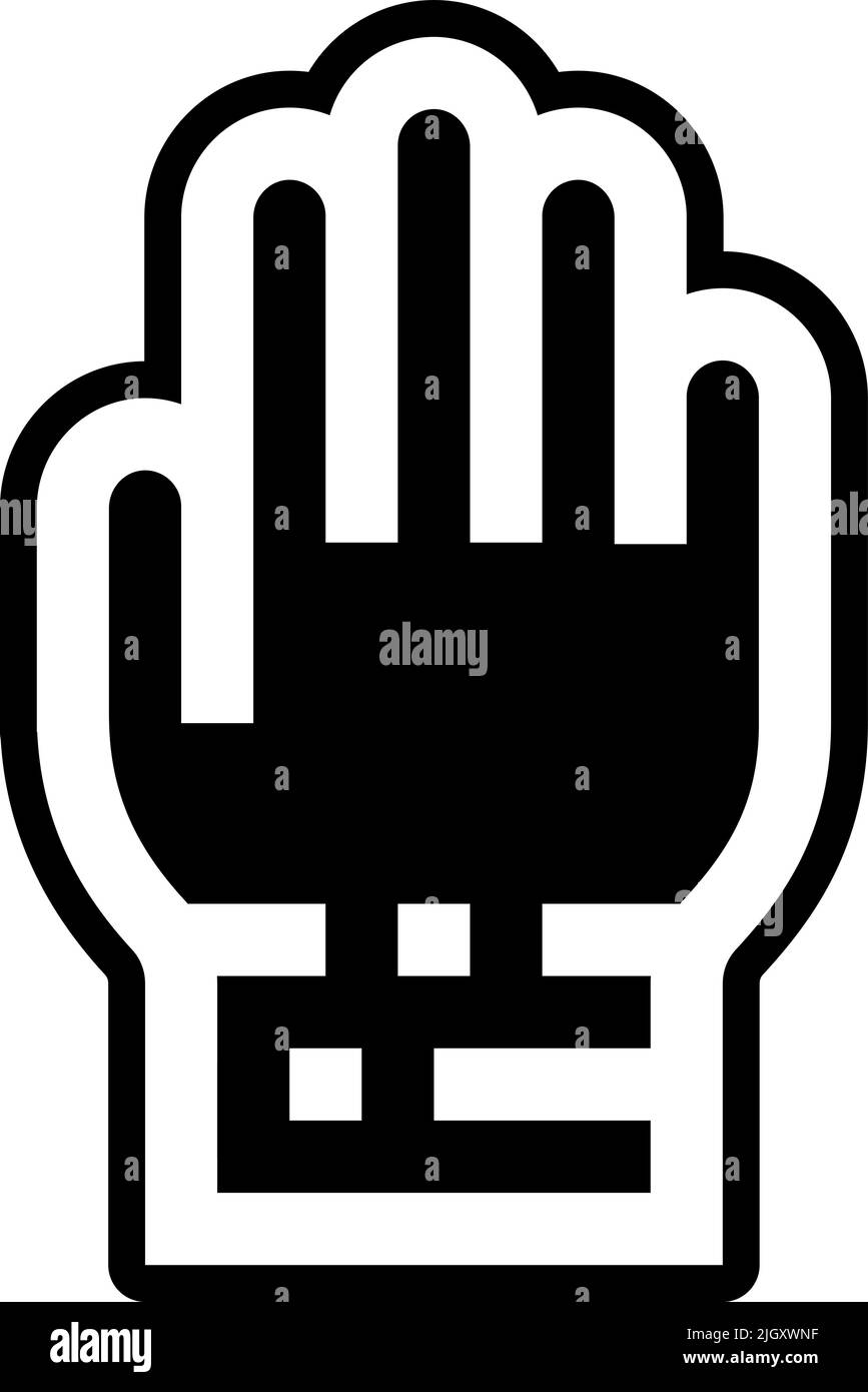 Laboratory glove icon Stock Vector Image & Art - Alamy