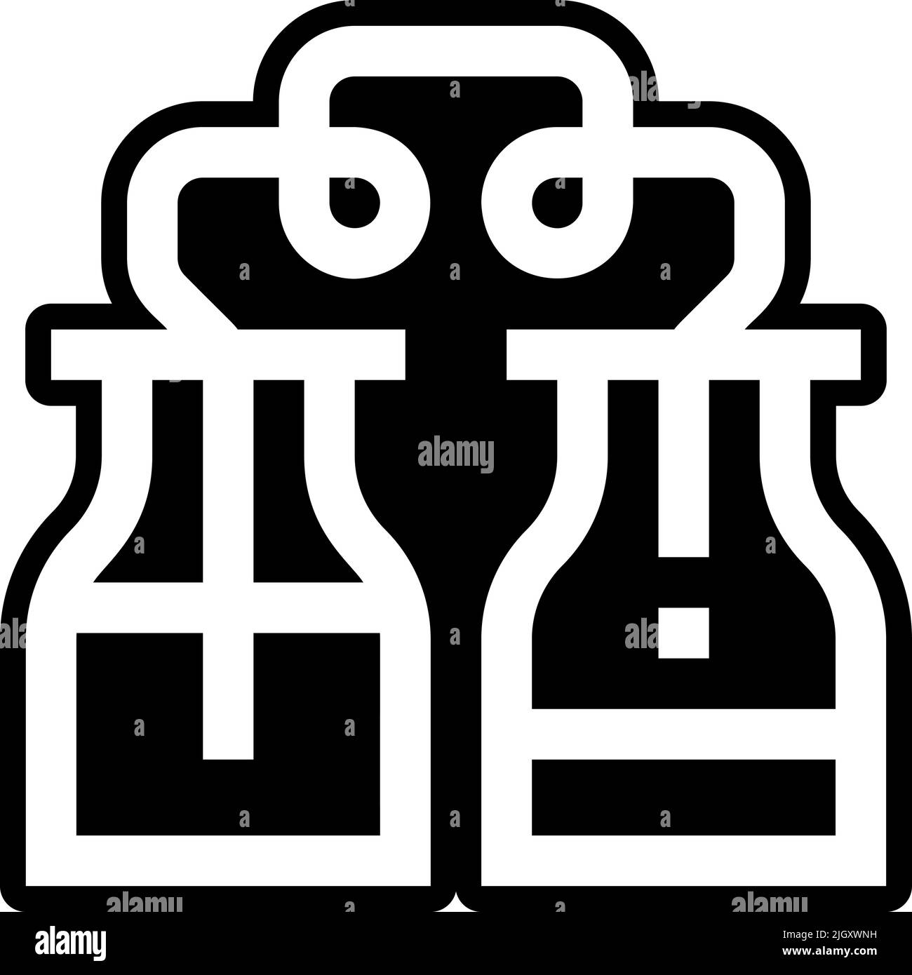 Laboratory flasks icon Stock Vector Image & Art - Alamy