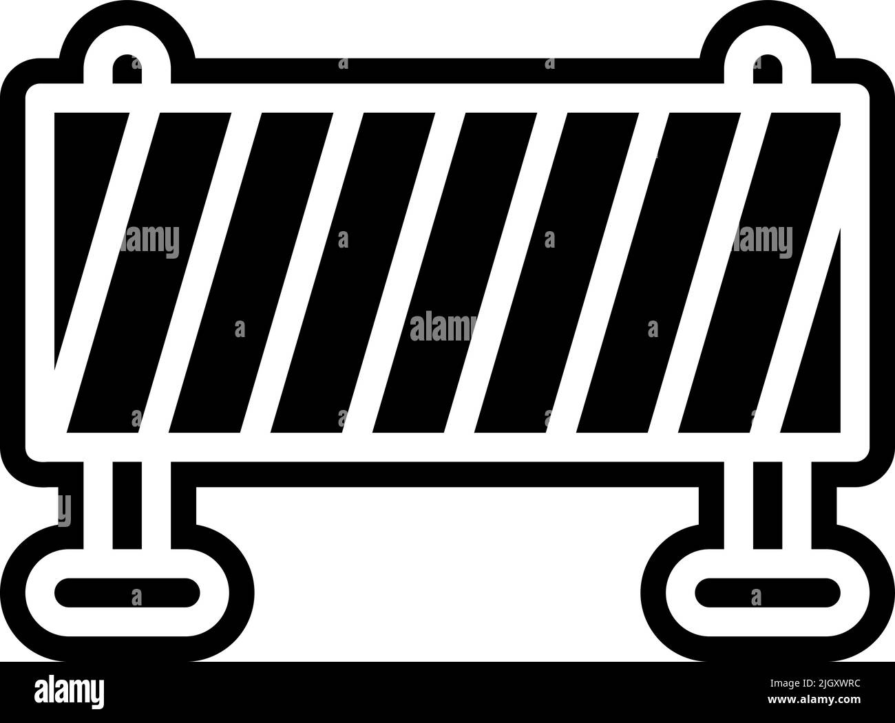 Labour day road barrier icon Stock Vector Image & Art - Alamy
