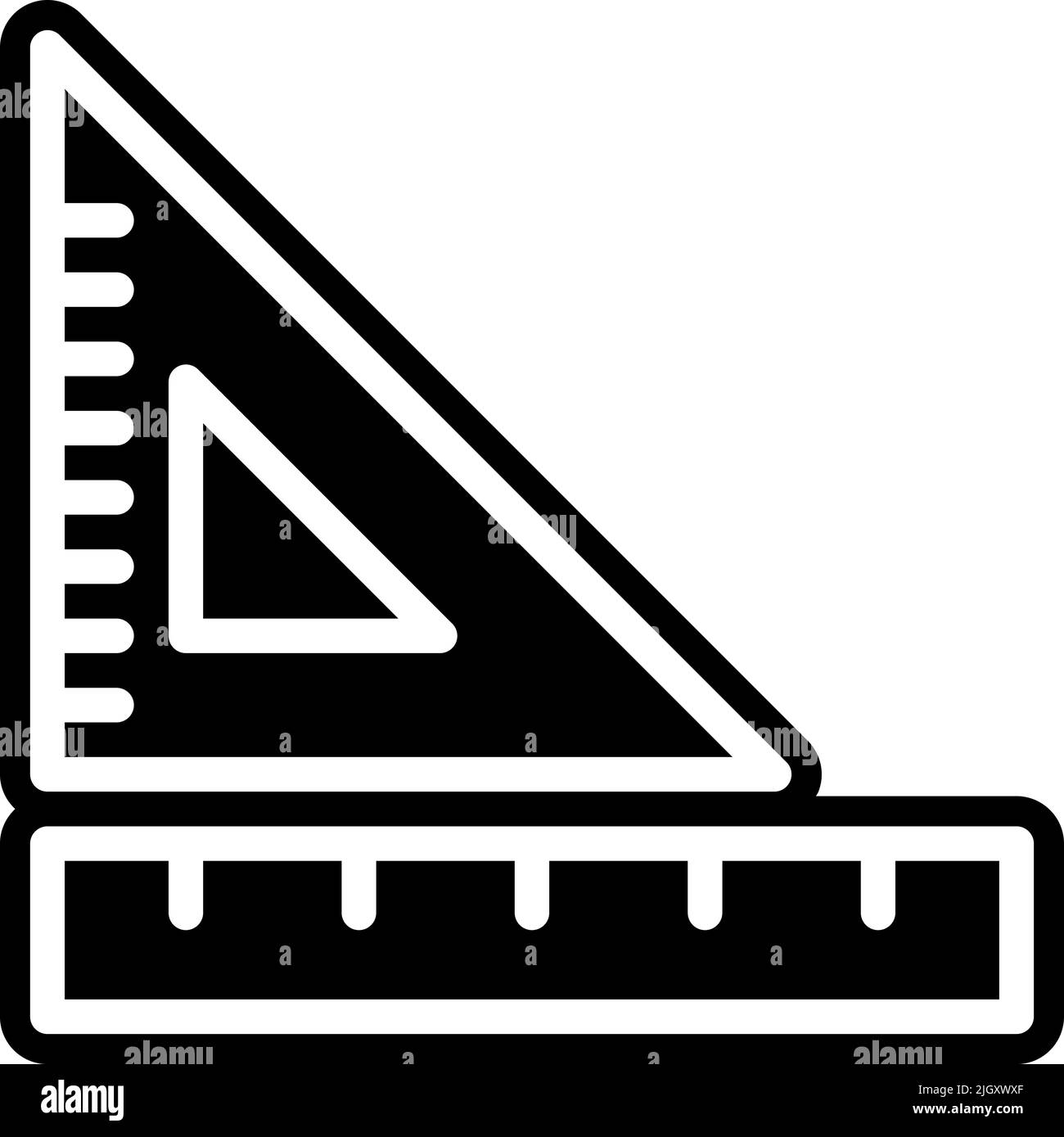 Labour day triangular ruler icon Stock Vector Image & Art - Alamy