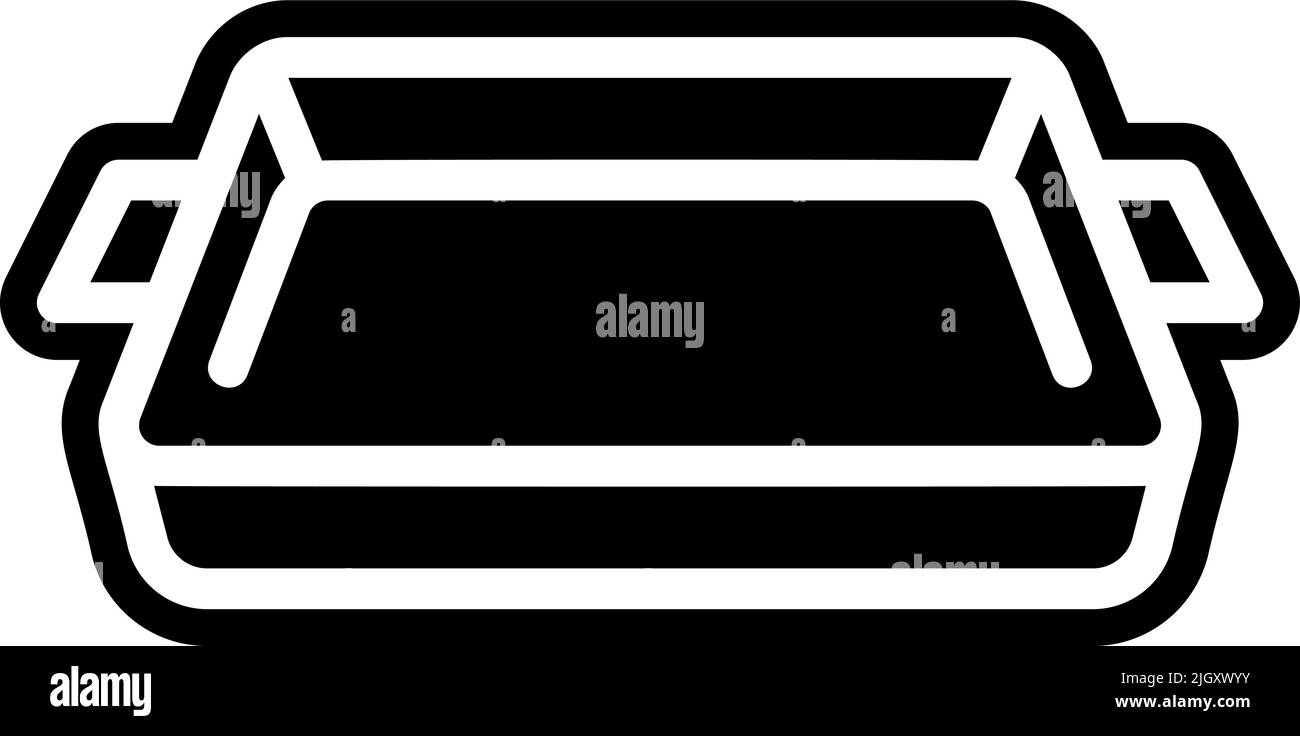 Empty metal baking tray Stock Vector Images - Alamy