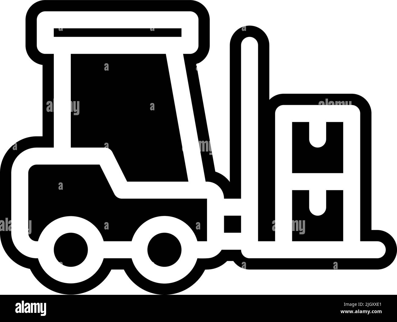 Logistics and deliveries forklift icon Stock Vector Image & Art - Alamy