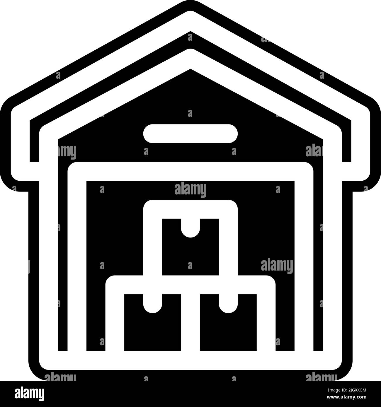 Logistics and deliveries warehouse icon Stock Vector Image & Art - Alamy