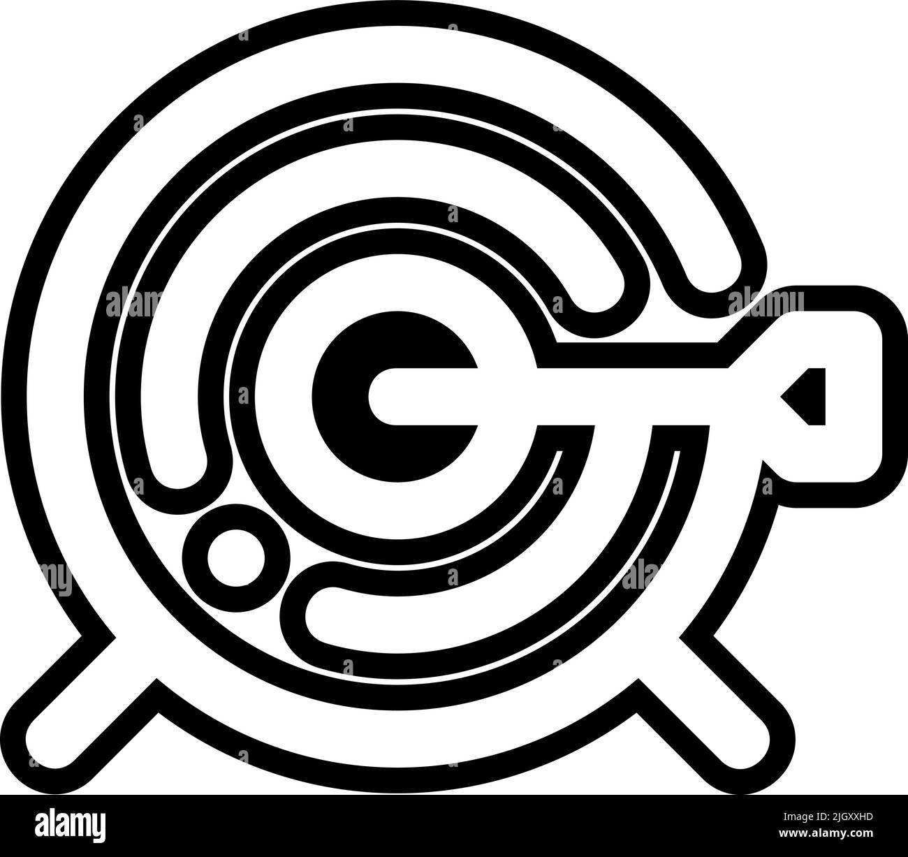 Marketing and seo targets icon Stock Vector Image & Art - Alamy