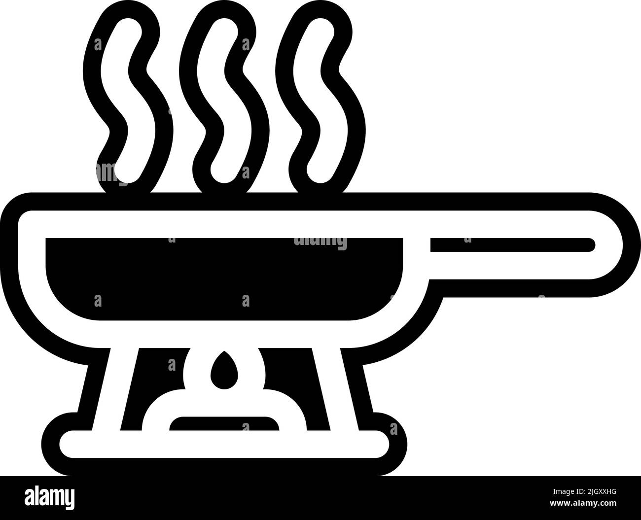 Kitchen frying pan icon Stock Vector Image & Art - Alamy