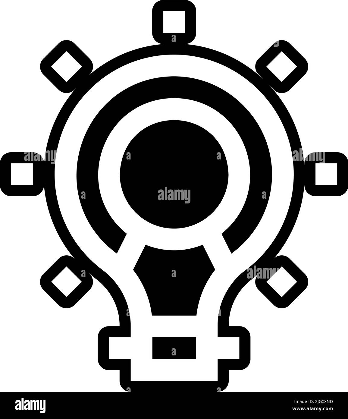 Laboratory light bulb icon Stock Vector Image & Art - Alamy