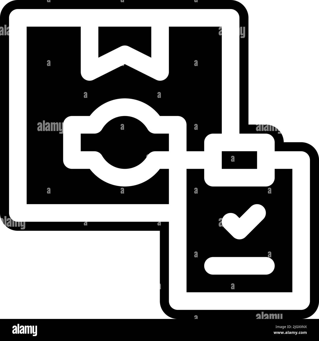 Global logistics outline icon Black and White Stock Photos & Images - Alamy