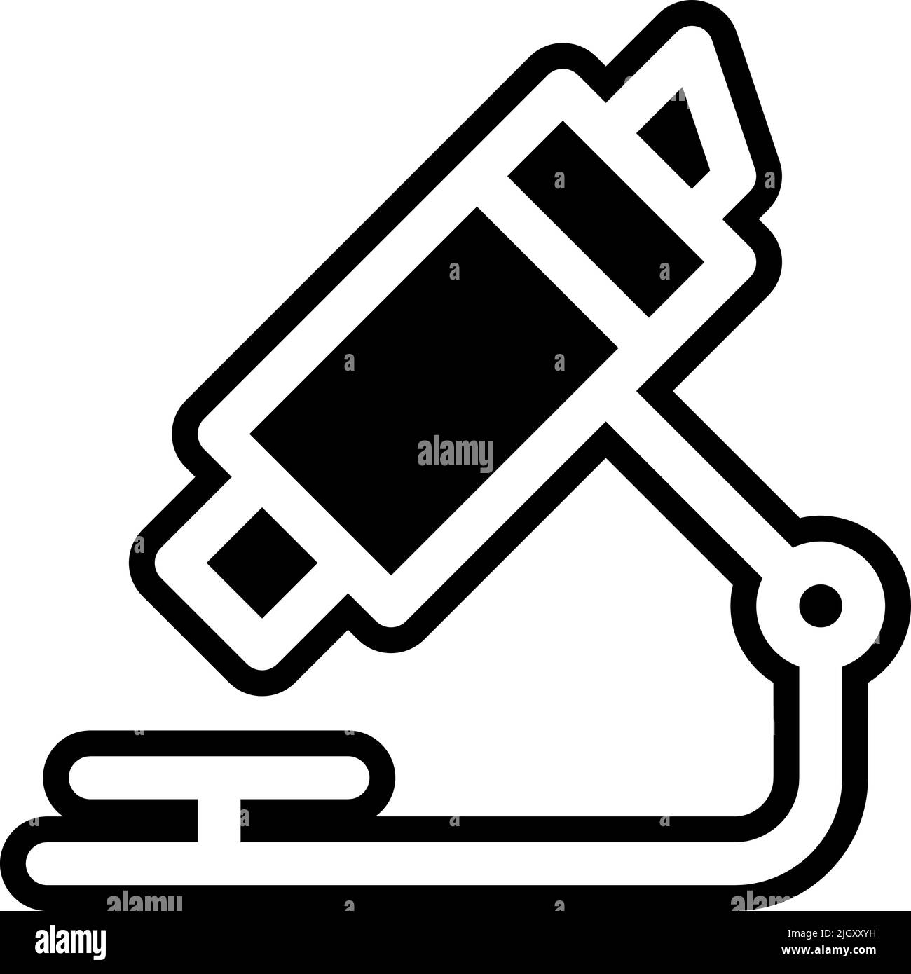 Mathematics science and medicine microscope icon Stock Vector Image ...