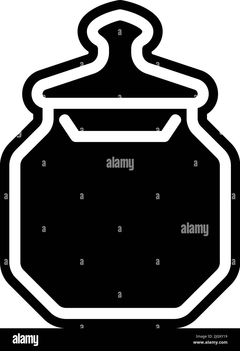 Kitchen utensil jar icon Stock Vector Image & Art - Alamy