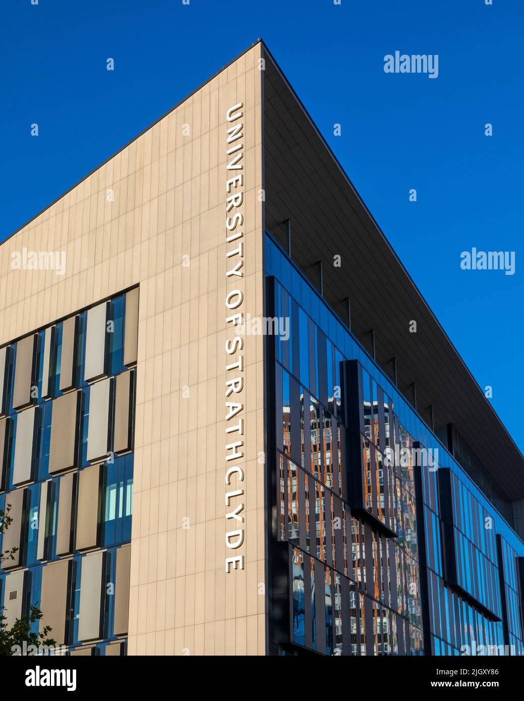 Glasgow, Scotland - October 15th 2021: A view of the University of ...