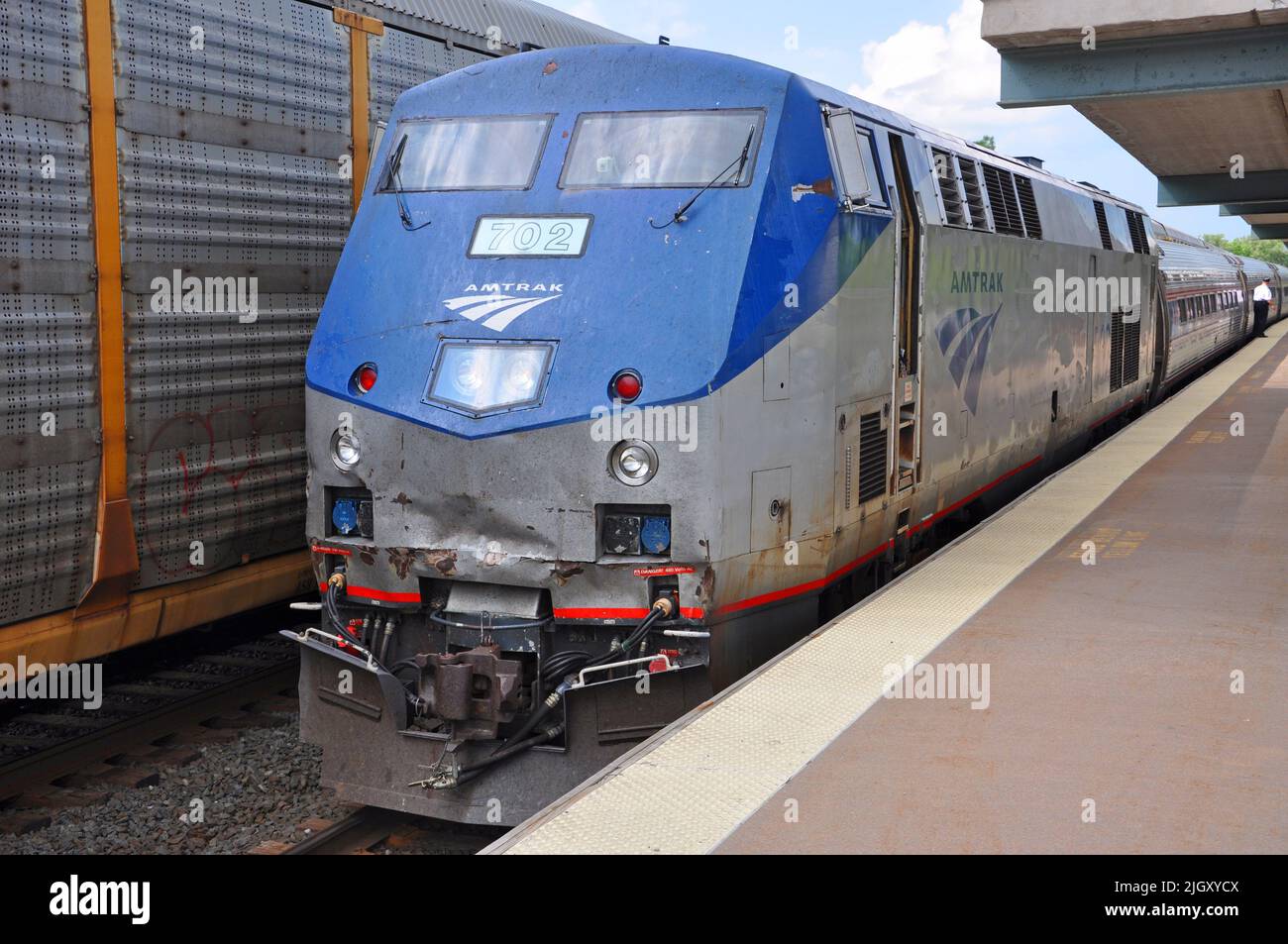 General electric genesis diesel locomotive hi-res stock photography and images - Alamy