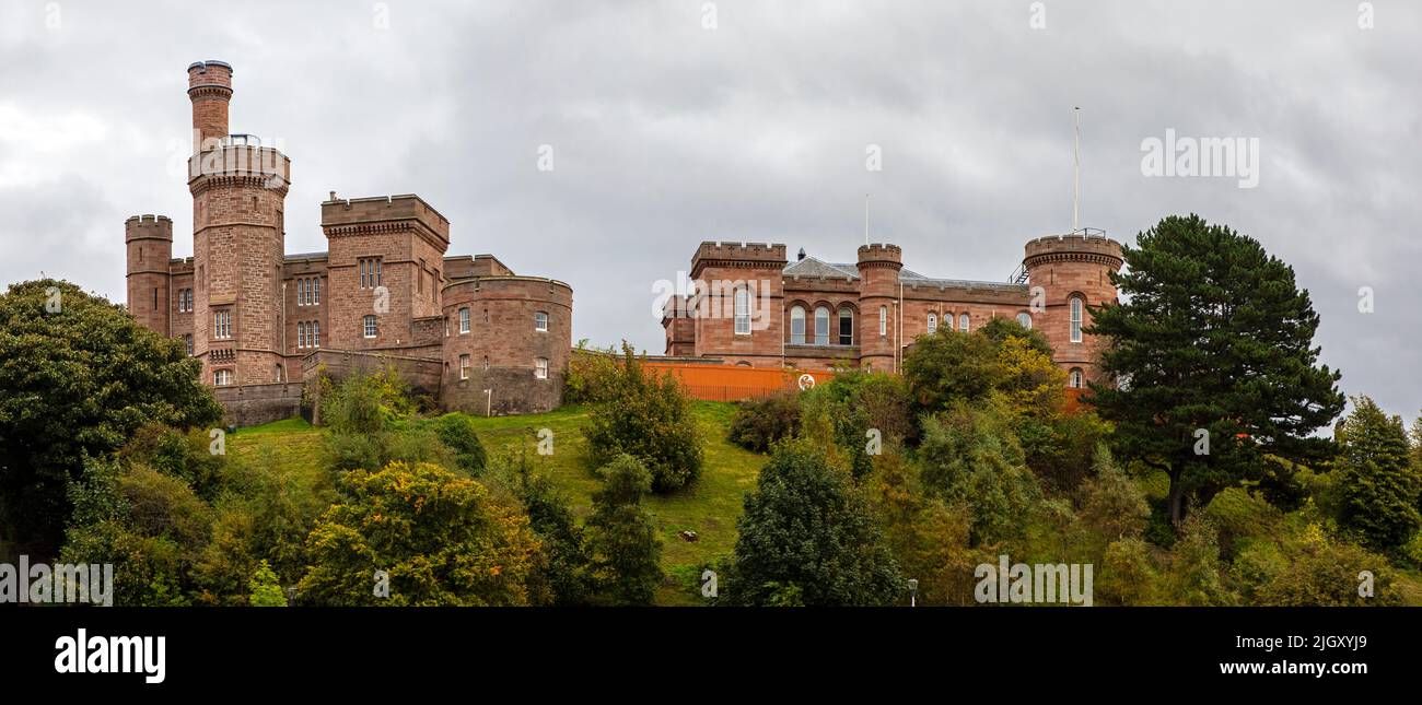 Inverness, Scotland - October 8th 2021: A panoramic view of the ...