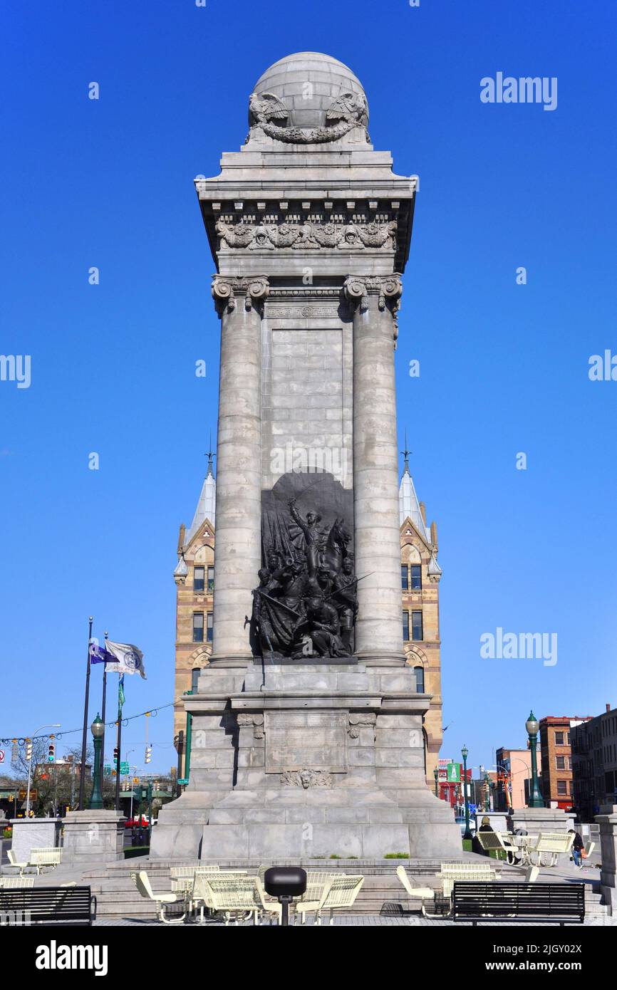 Soldiers and Sailors Monument is a Beaux Arts monument at Clinton ...