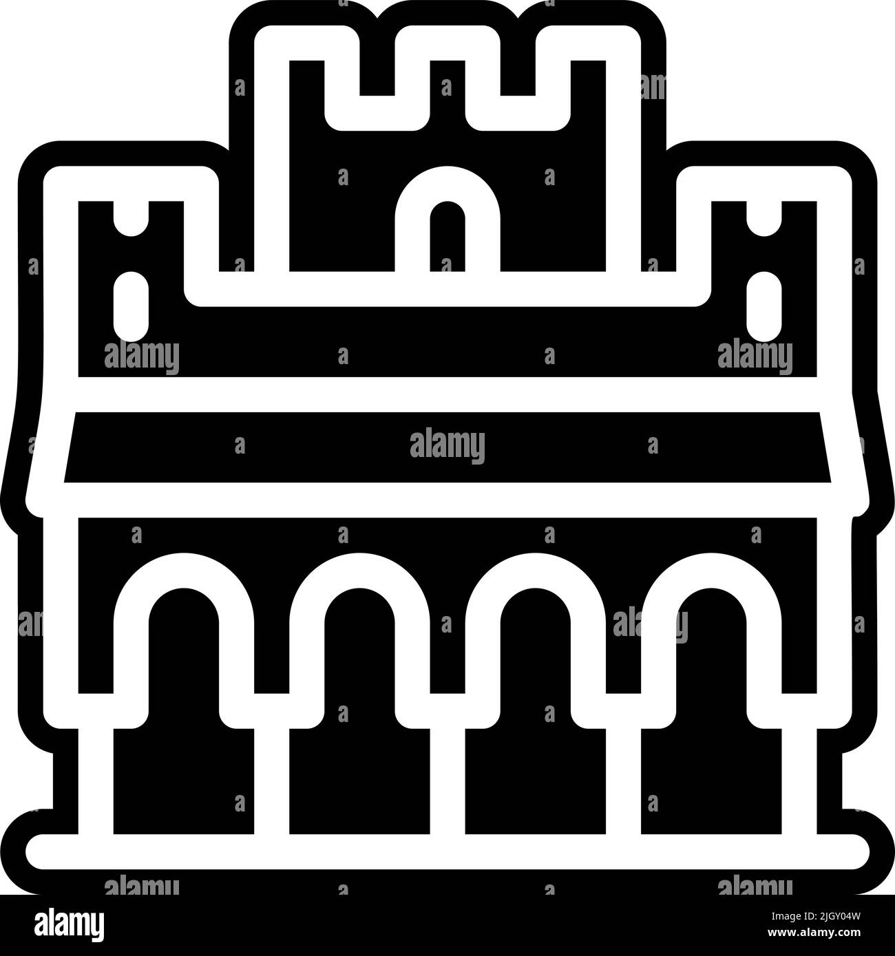 Landmark alhambra icon Stock Vector Image & Art - Alamy