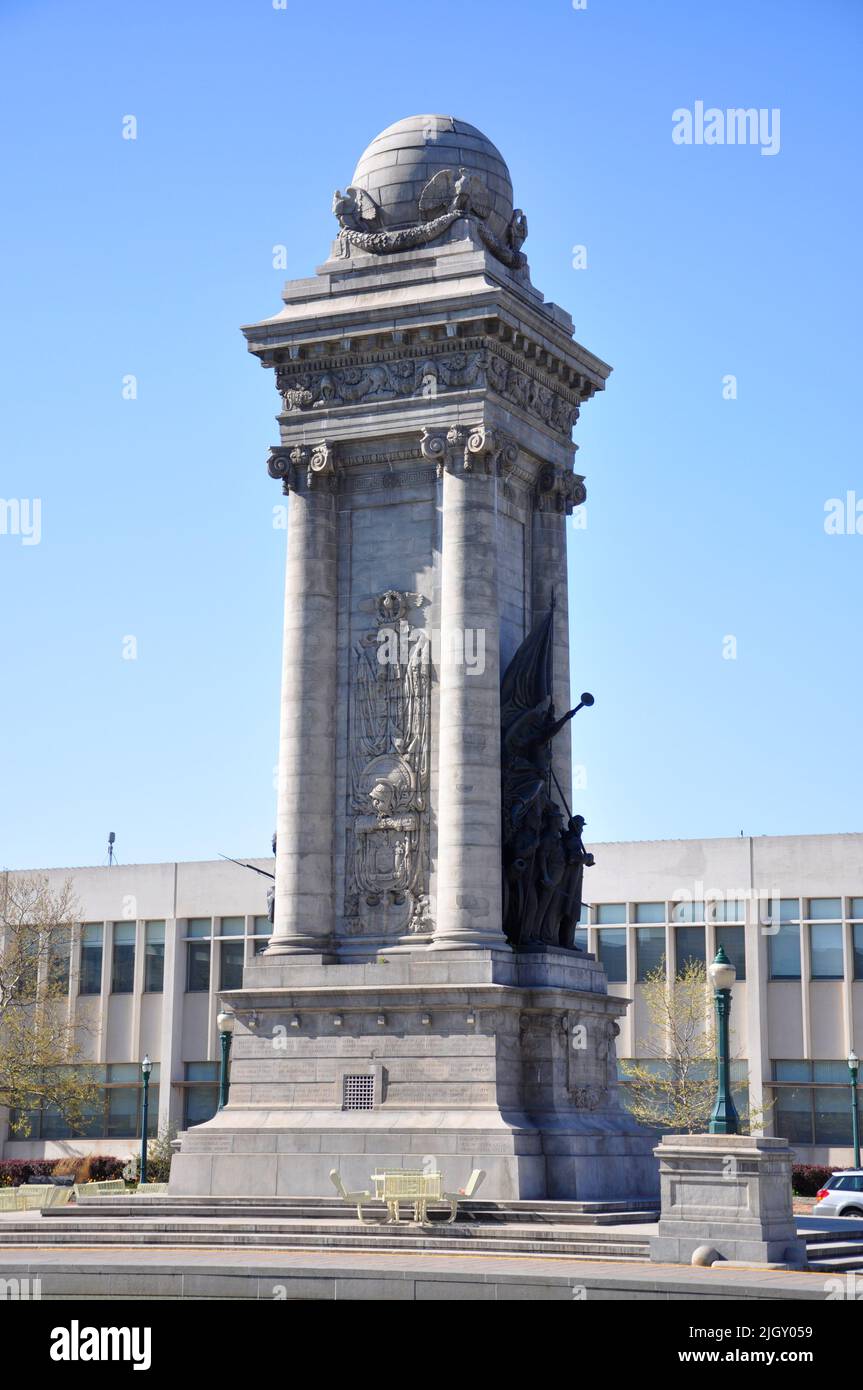 Soldiers and Sailors Monument is a Beaux Arts monument at Clinton ...