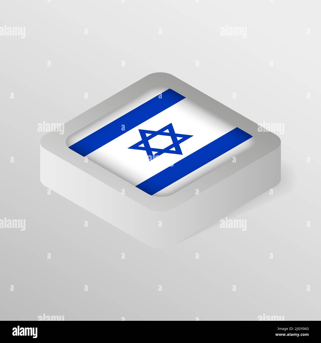 EPS10 Vector Patriotic shield with flag of Israel. An element of impact ...