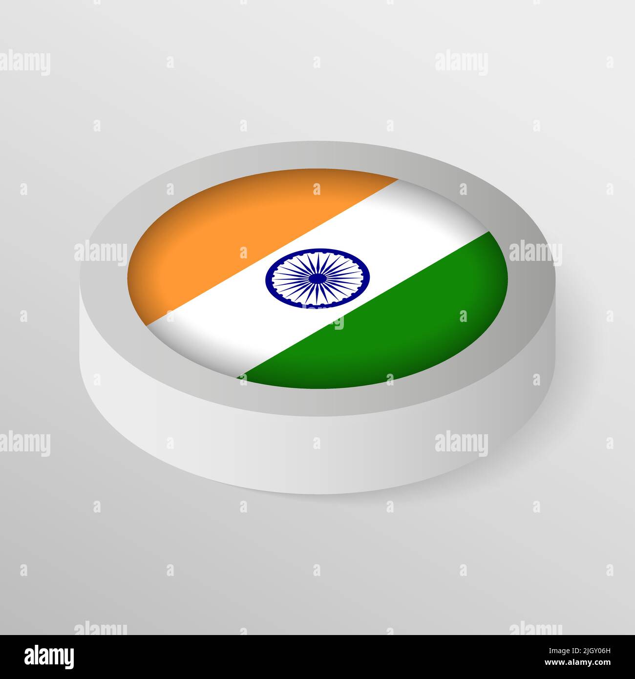 EPS10 Vector Patriotic shield with flag of India. An element of impact ...