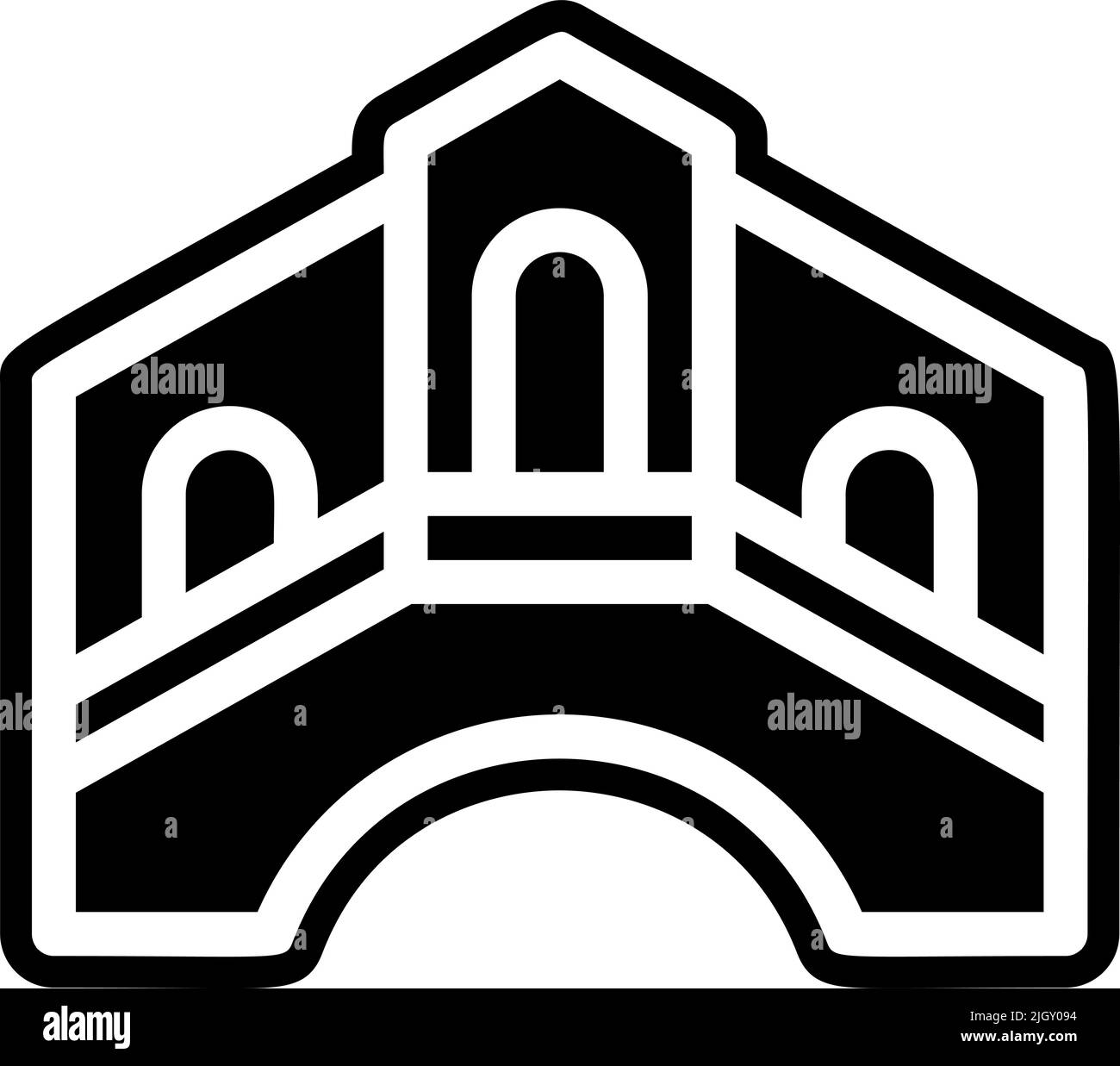 Landmark rialto bridge icon Stock Vector Image & Art - Alamy