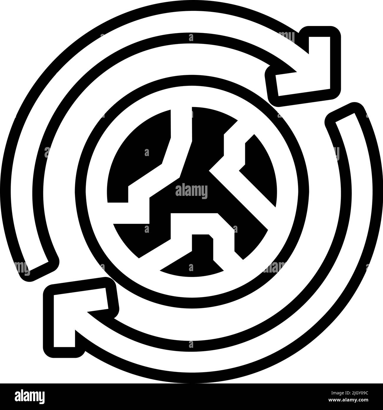 Mother earth day cycles icon Stock Vector Image & Art - Alamy