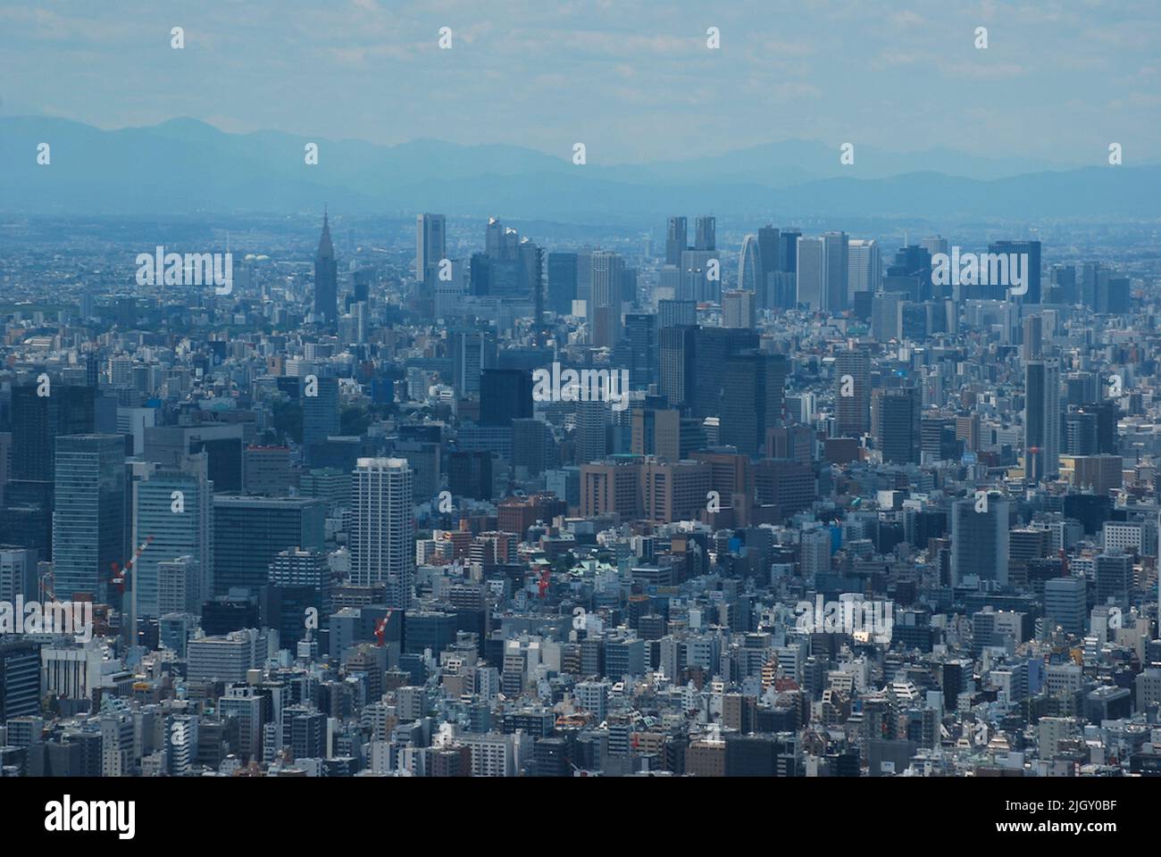 Aerial view of Tokyo on a sunny day Stock Photo - Alamy