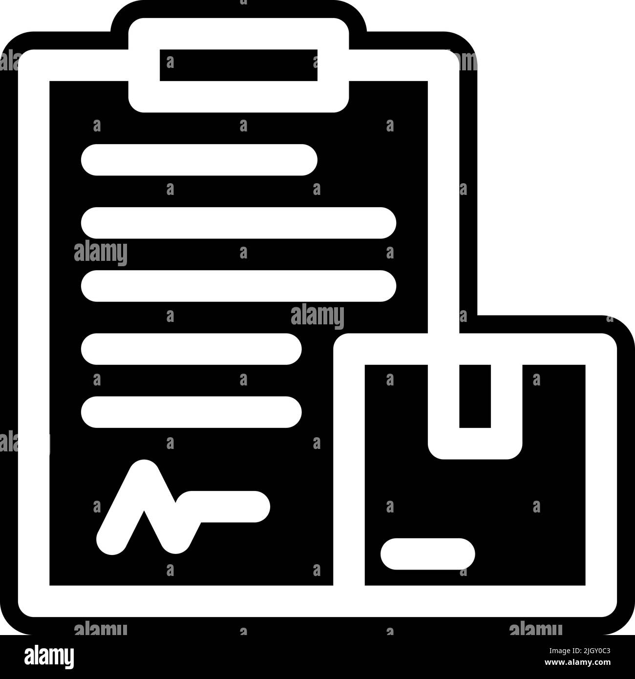 Logistics and deliveries receipt icon Stock Vector Image & Art - Alamy