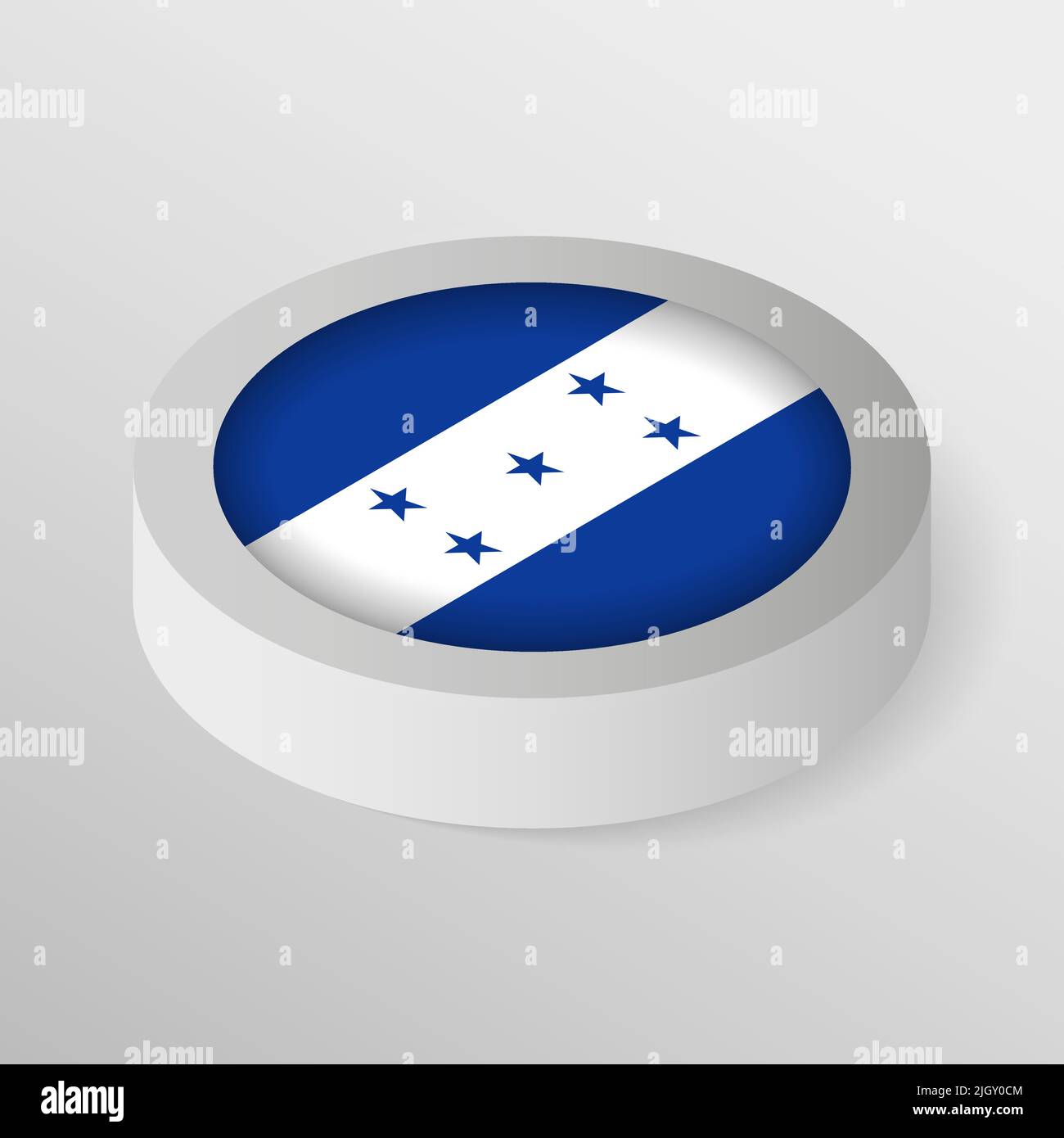 EPS10 Vector Patriotic shield with flag of Honduras. An element of ...