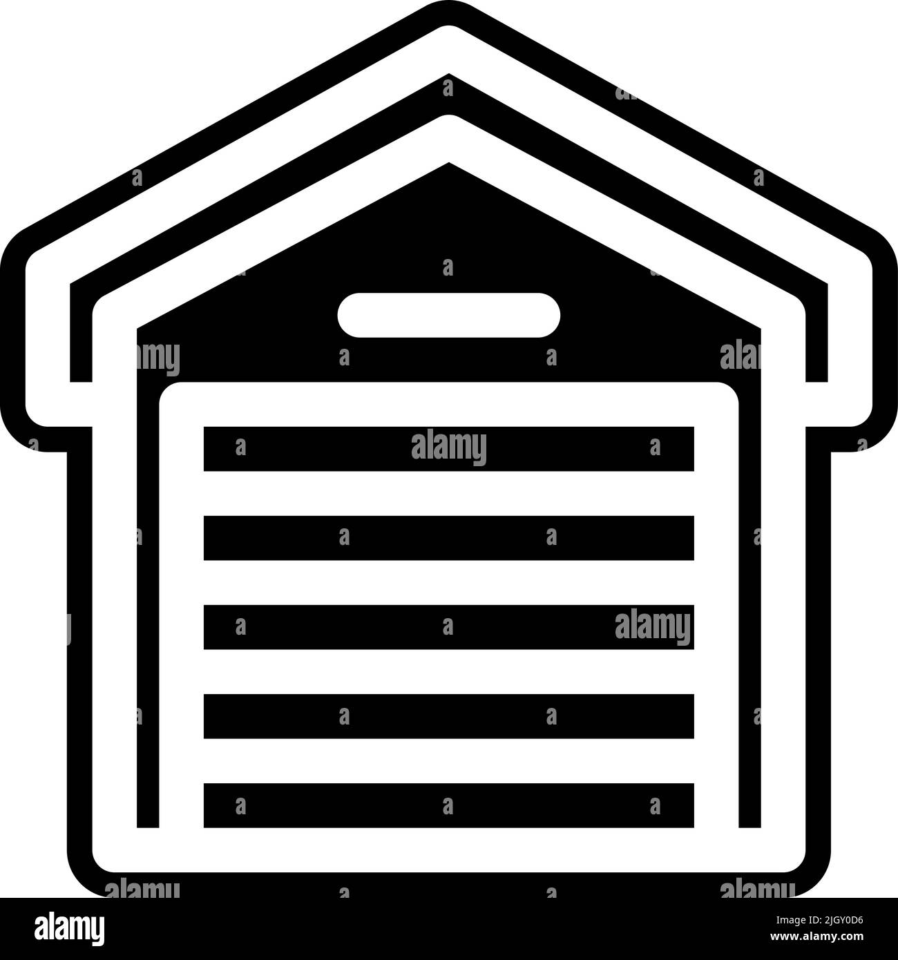 Warehouse transportation logistics Black and White Stock Photos ...