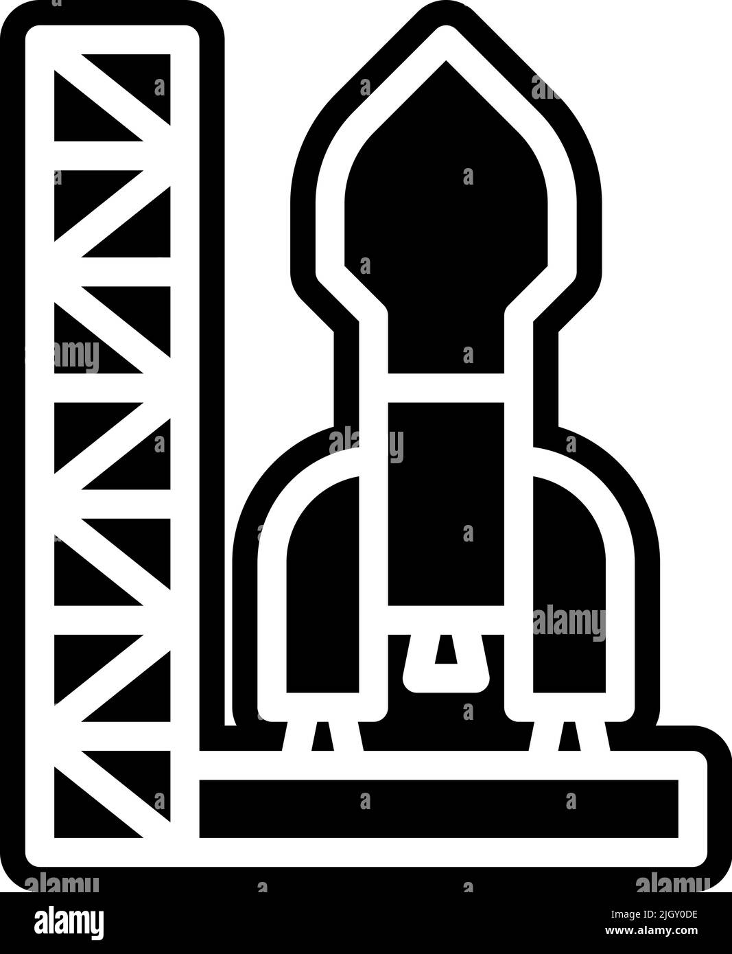 Mars perseveration mission rocket icon Stock Vector Image & Art - Alamy