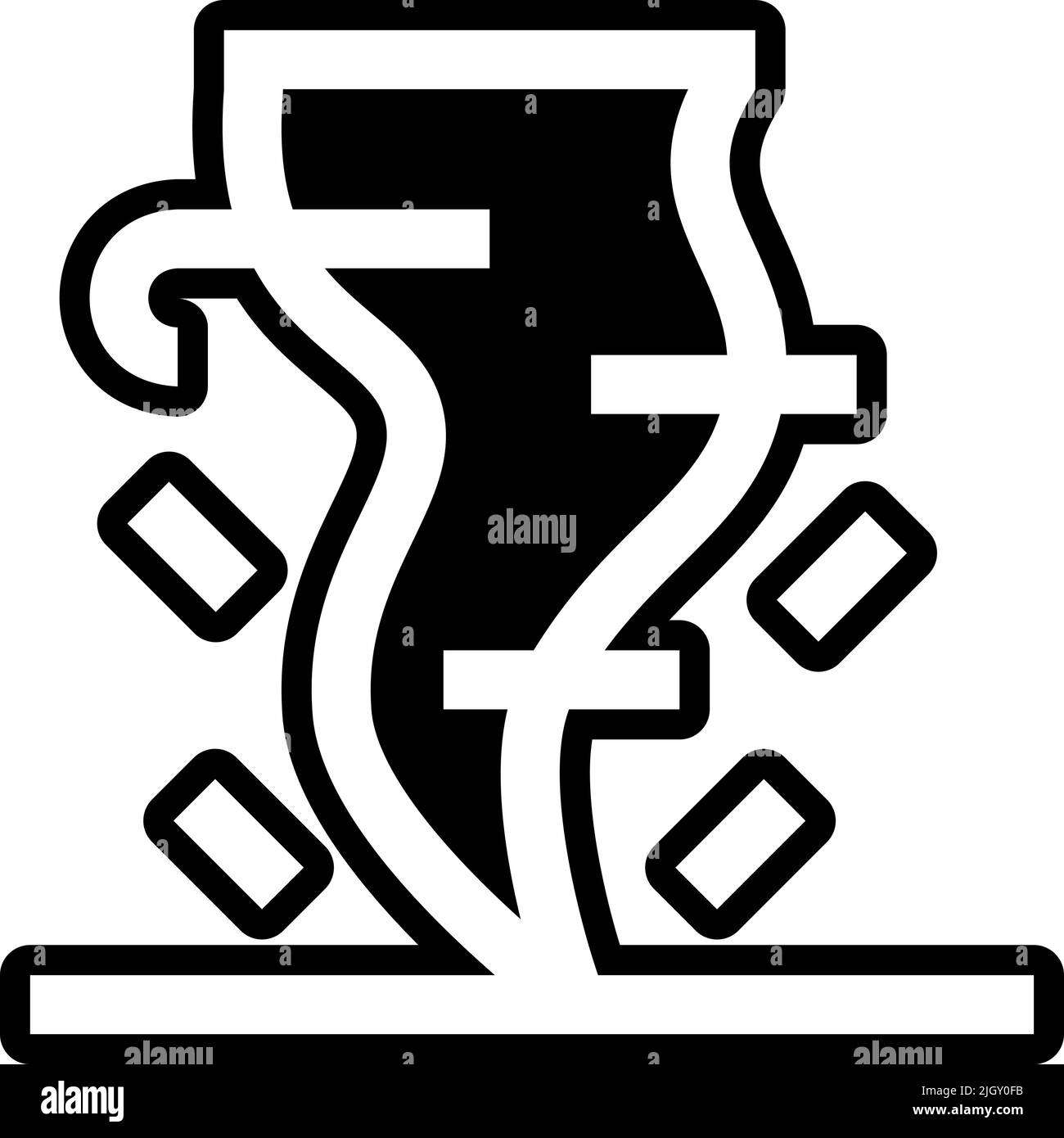 Mother earth day tornado icon Stock Vector Image & Art - Alamy