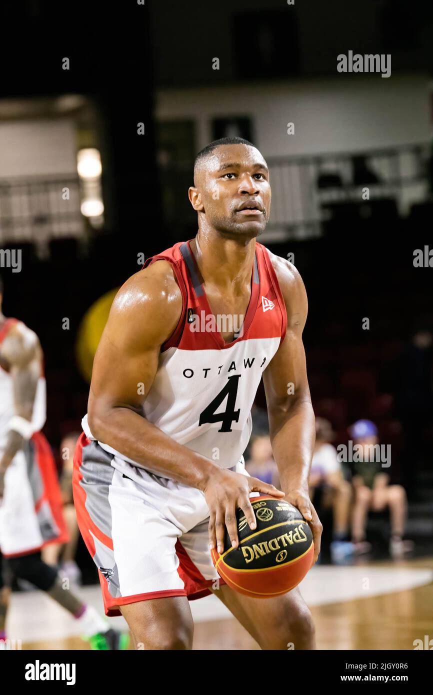 Edmonton, Canada. 12th July, 2022. Ottawa's #4 Zena Edosomwan (forward ...