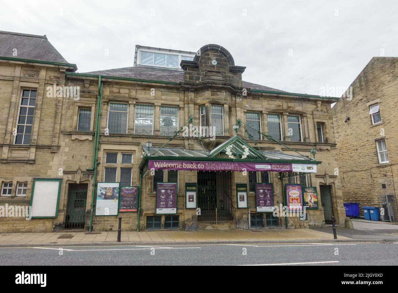 King's Hall and Winter Garden, Ilkley, a spa town and civil parish in ...