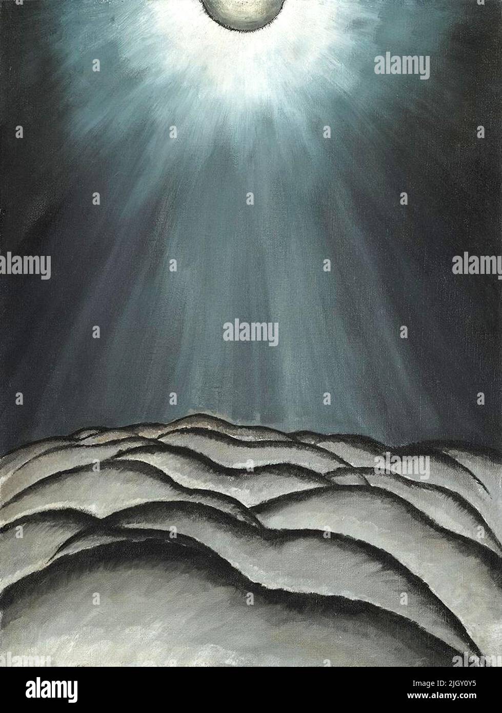 Arthur dove moon hi-res stock photography and images - Alamy