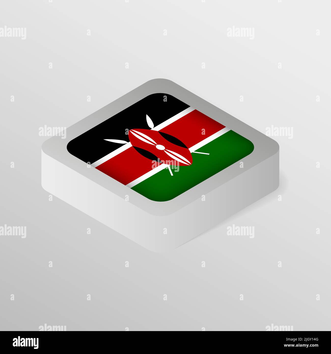 EPS10 Vector Patriotic shield with flag of Kenya. An element of impact ...