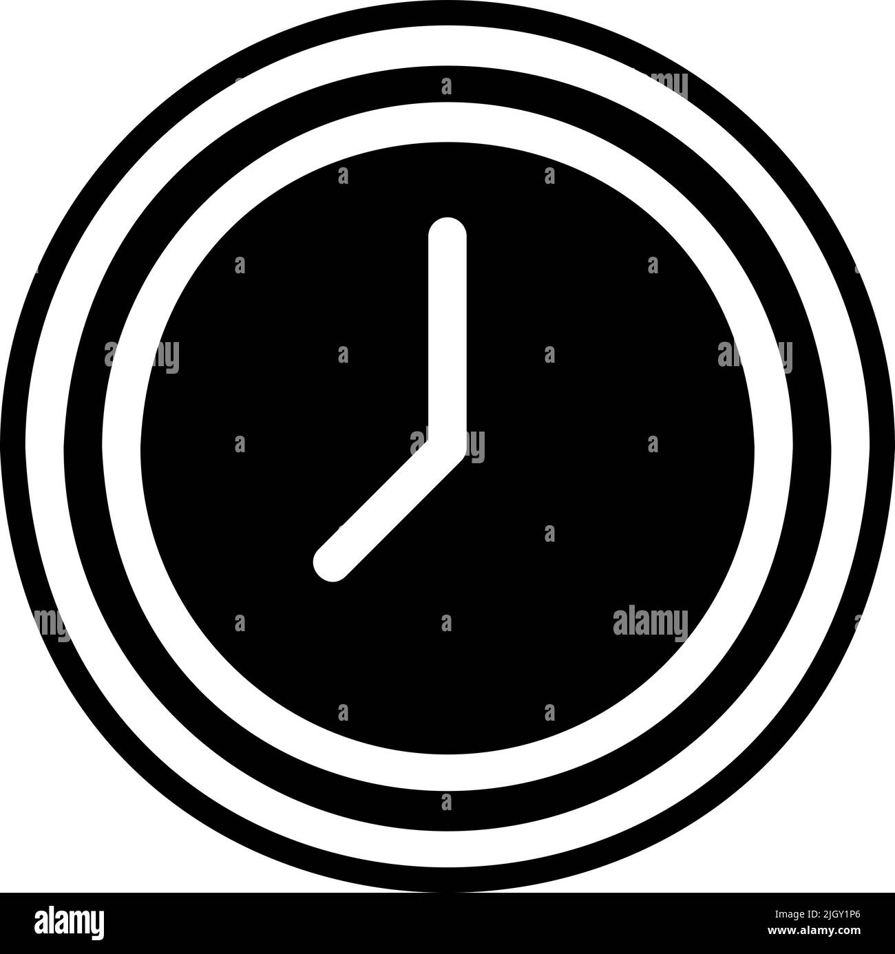 Office wall clock icon Stock Vector Image & Art - Alamy