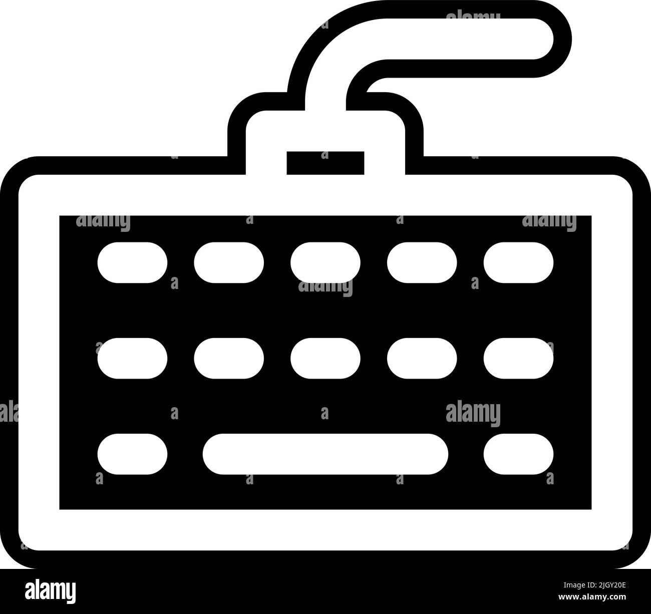 Office keyboard icon Stock Vector Image & Art - Alamy