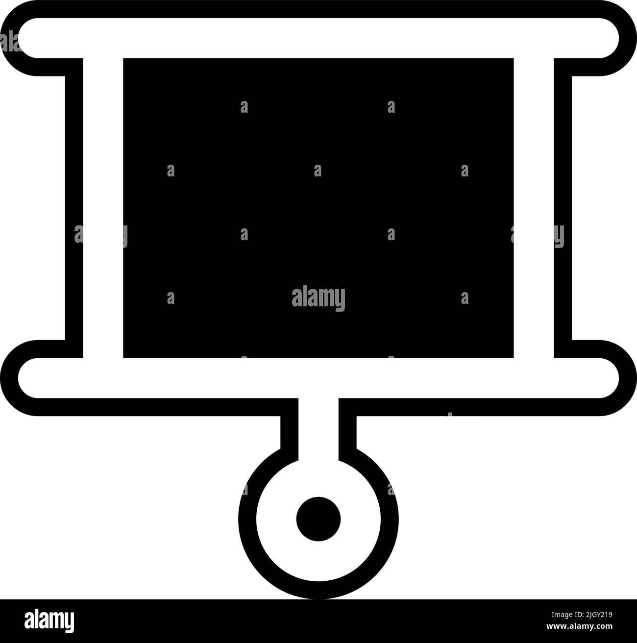 Office projector screen icon Stock Vector Image & Art - Alamy