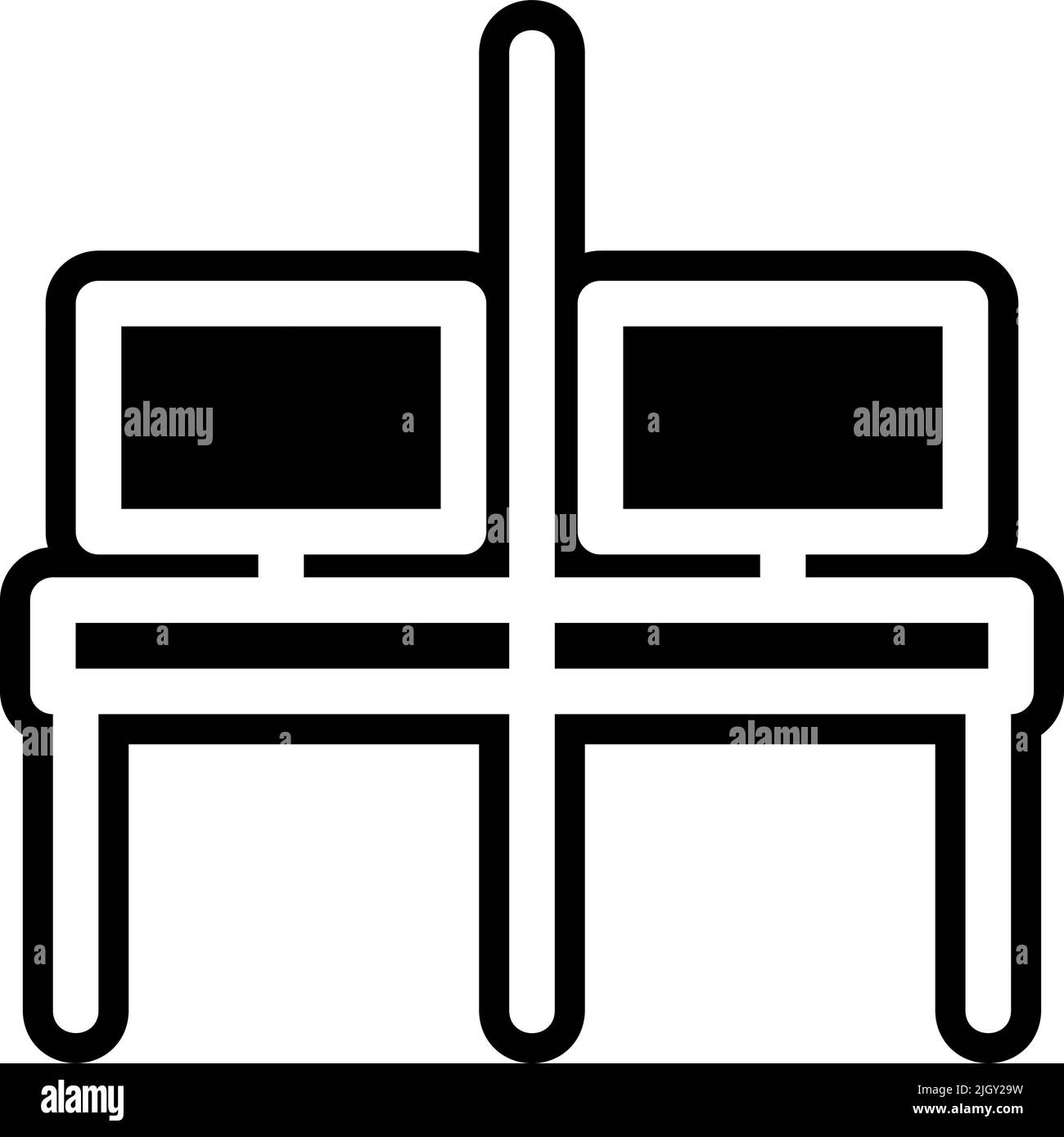 Office workspace icon Stock Vector Image & Art - Alamy